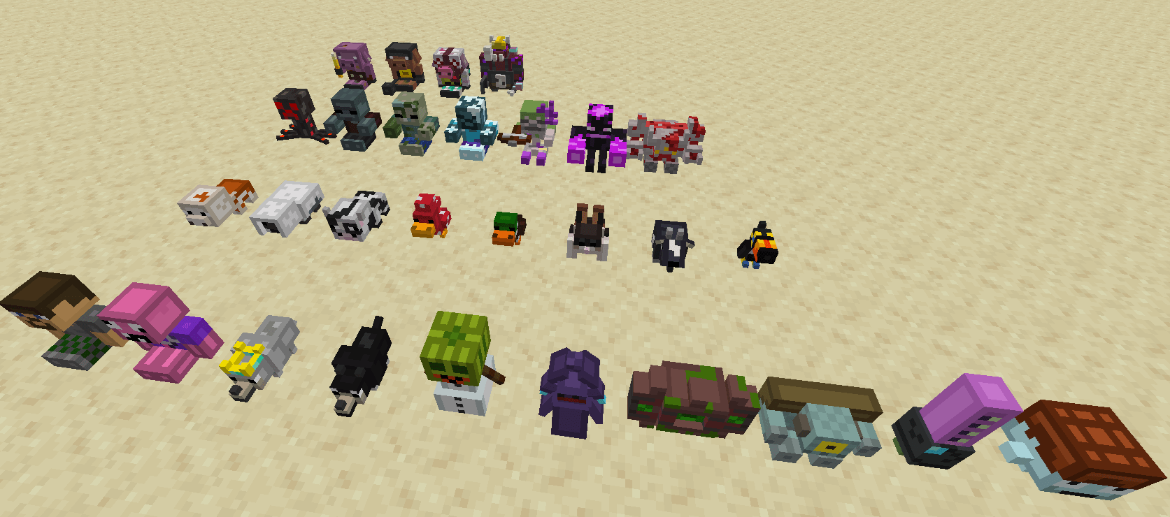 Mini Mob Trophy Screenshots - Mods - Minecraft