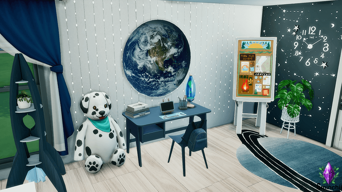Space Kids Room - Ccs required! - Gallery - The Sims 4 Rooms / Lots ...
