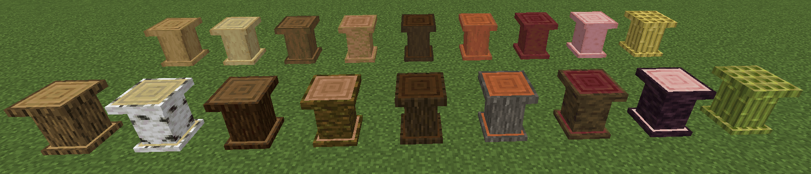 Pedestals - Display your items! - Minecraft Mods - CurseForge