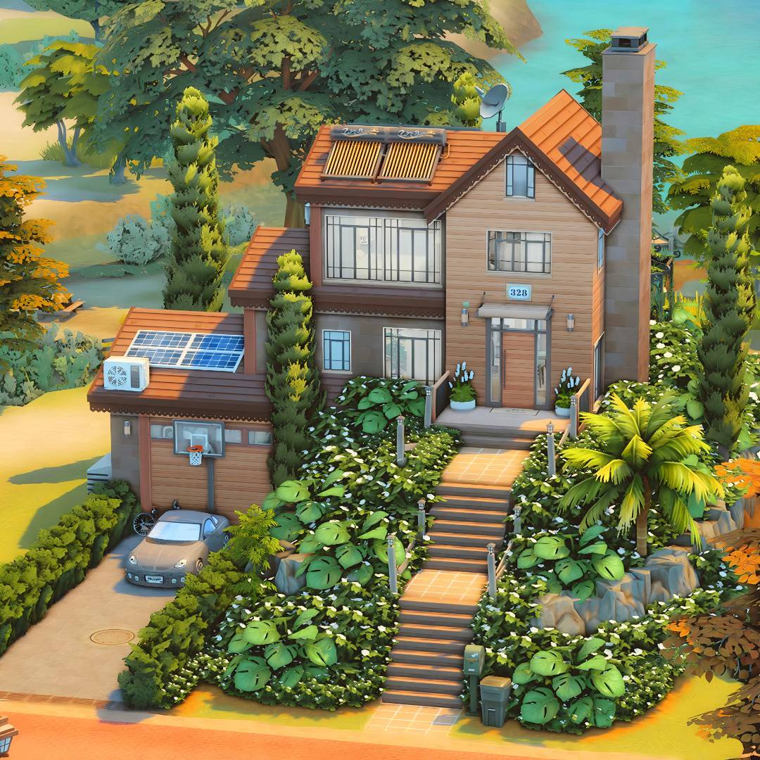 Split-Level House 🏠 - Gallery - The Sims 4 Rooms / Lots - CurseForge