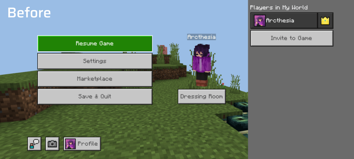 Pause Screen Reverse - Gallery - Minecraft Bedrock Texture Packs ...