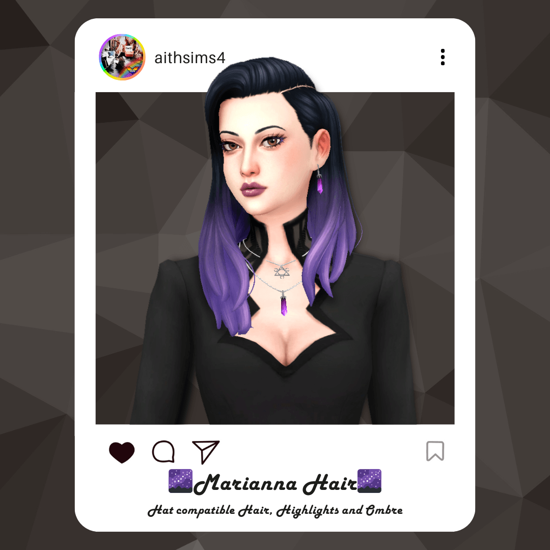 Marianna Hair Set - Gallery - The Sims 4 Create a Sim - CurseForge
