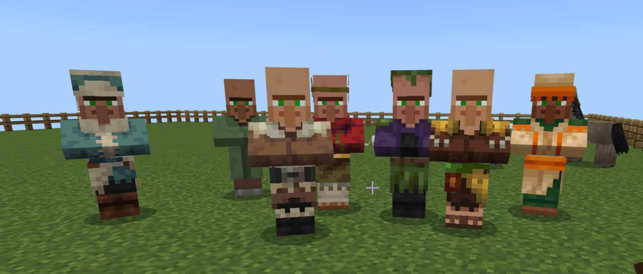 Villagers Reskinned - Gallery - Minecraft Bedrock Texture Packs ...