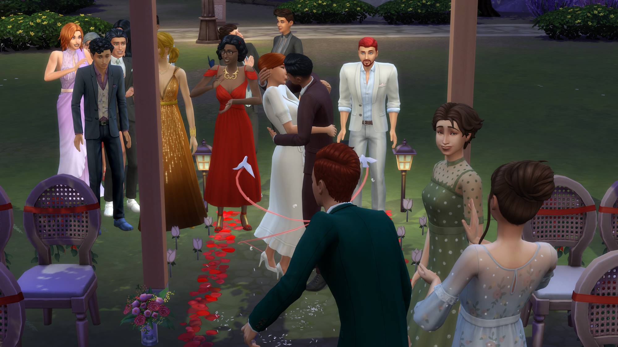 Sit at Weddings - My Wedding Stories - Gallery - The Sims 4 Mods ...