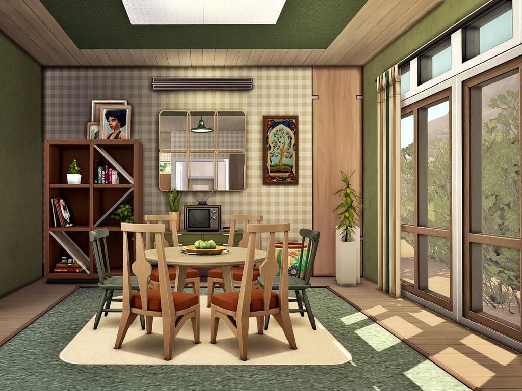 Retro Series - Dining Room 1 - Gallery - The Sims 4 Rooms / Lots ...