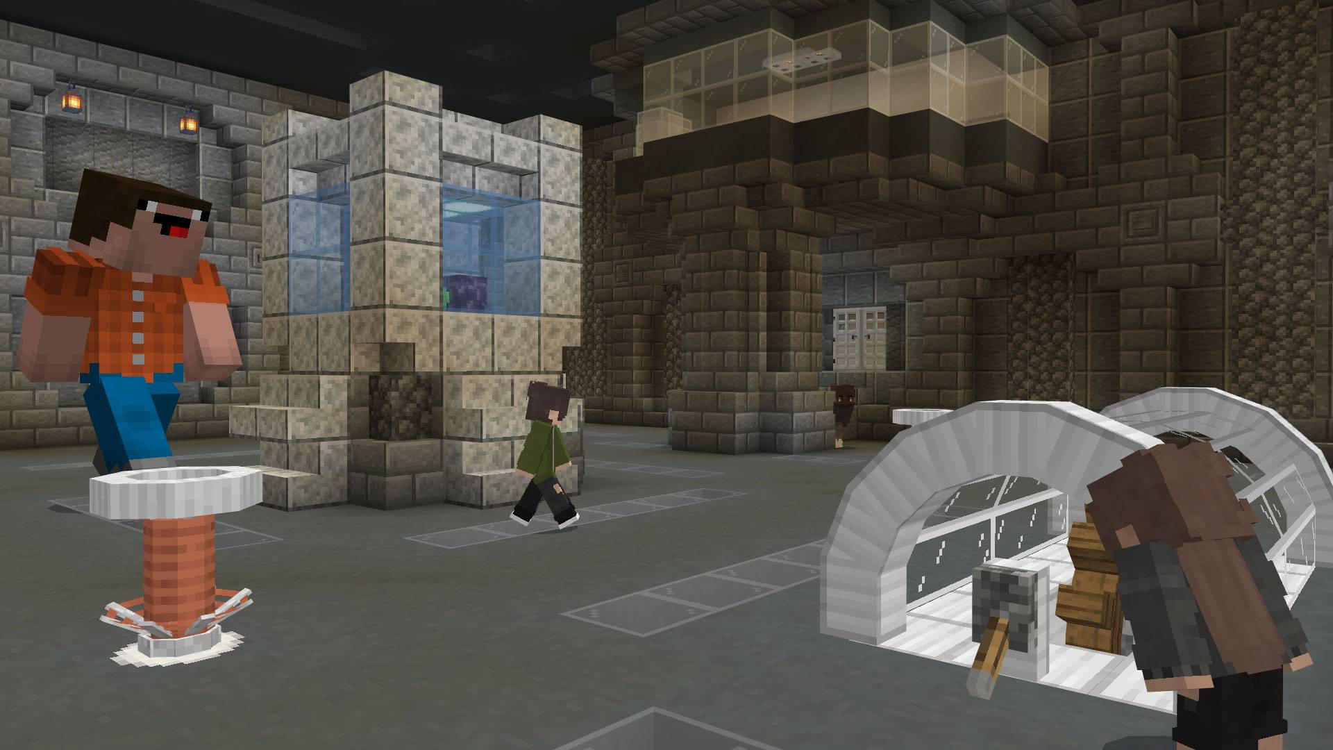 Noob Vs Pro - Battle Of The Bush - Bedrock Edition - Gallery - Minecraft Bedrock Maps - CurseForge