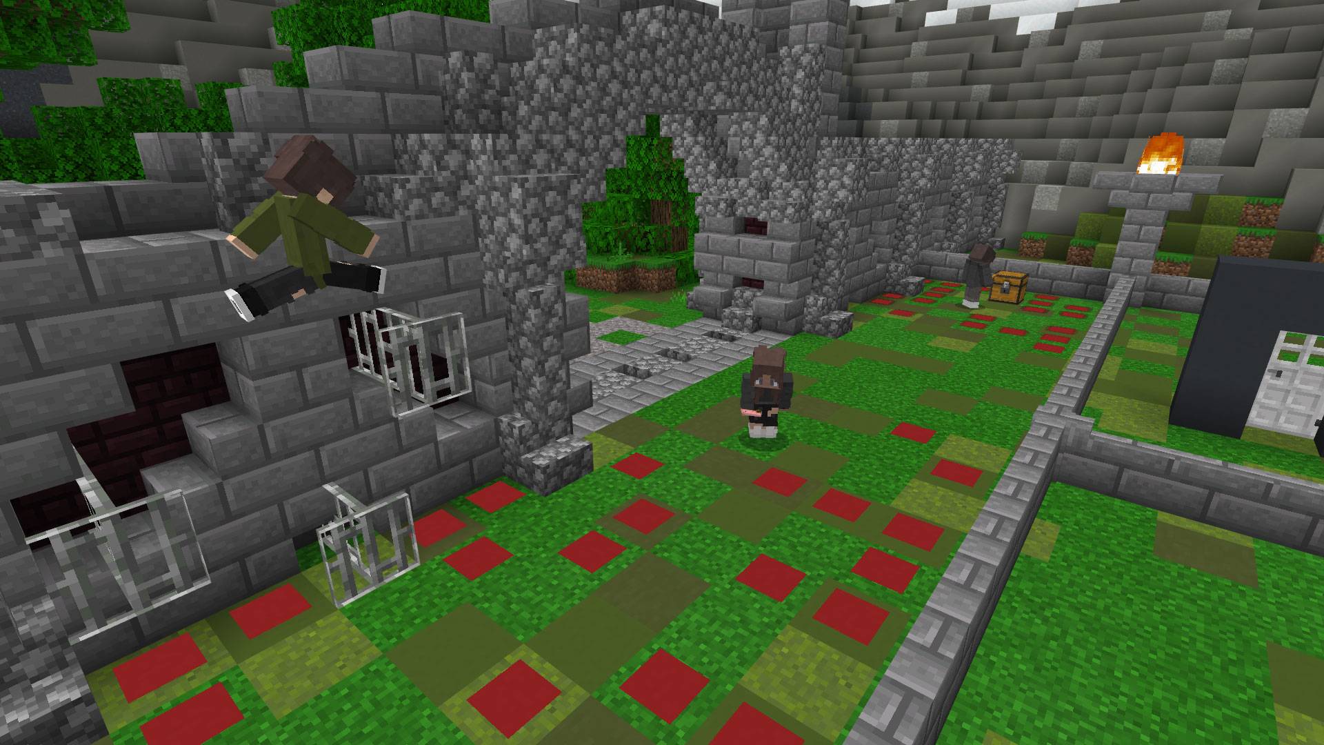 Noob Vs Pro - Battle Of The Bush - Bedrock Edition - Gallery - Minecraft Bedrock Maps - CurseForge