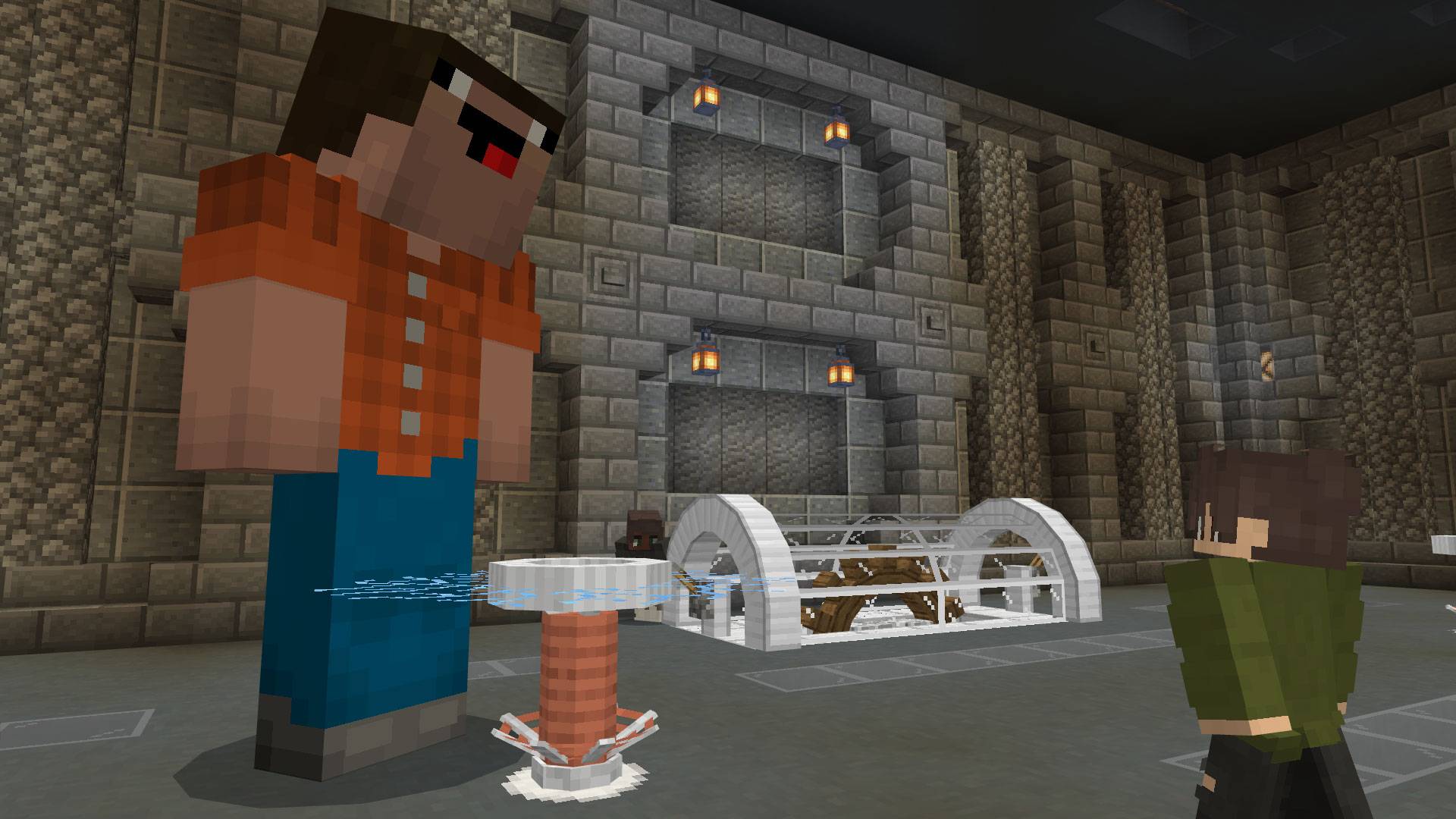 Noob Vs Pro - Battle Of The Bush - Bedrock Edition - Gallery - Minecraft Bedrock Maps - CurseForge