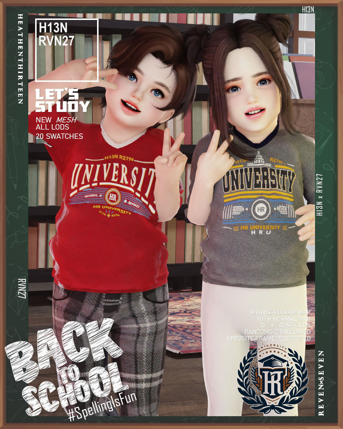 Toddler's Classic Graphic University Tee Shirt - The Sims 4 Create a ...