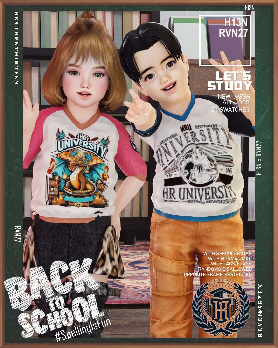 Toddler's Top Raglan Graphic University Tee Shirt - The Sims 4 Create a ...