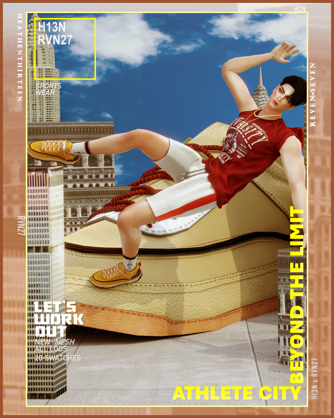 Casual Retro Edge Soles Skateboard Sneakers at The Sims 4 Nexus - Mods ...