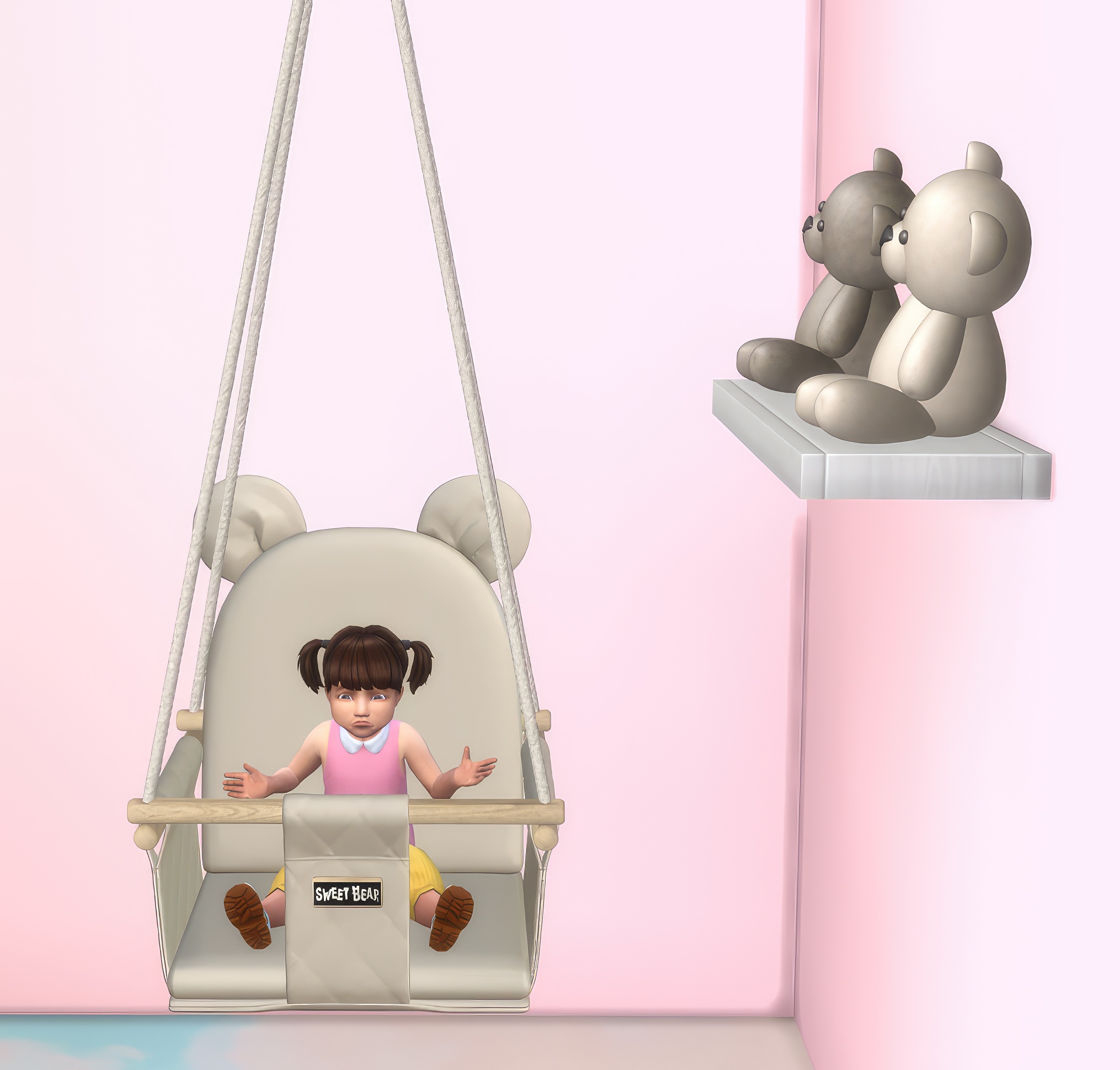 Toddler Teddy hanging chair - The Sims 4 Build / Buy - CurseForge