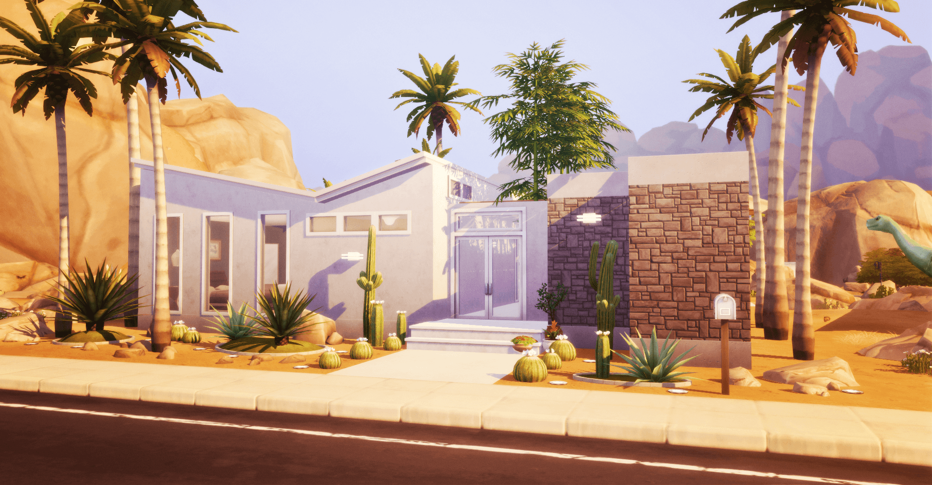 Oasis Springs MCM Family Home (No CC) - Gallery - The Sims 4 Rooms ...