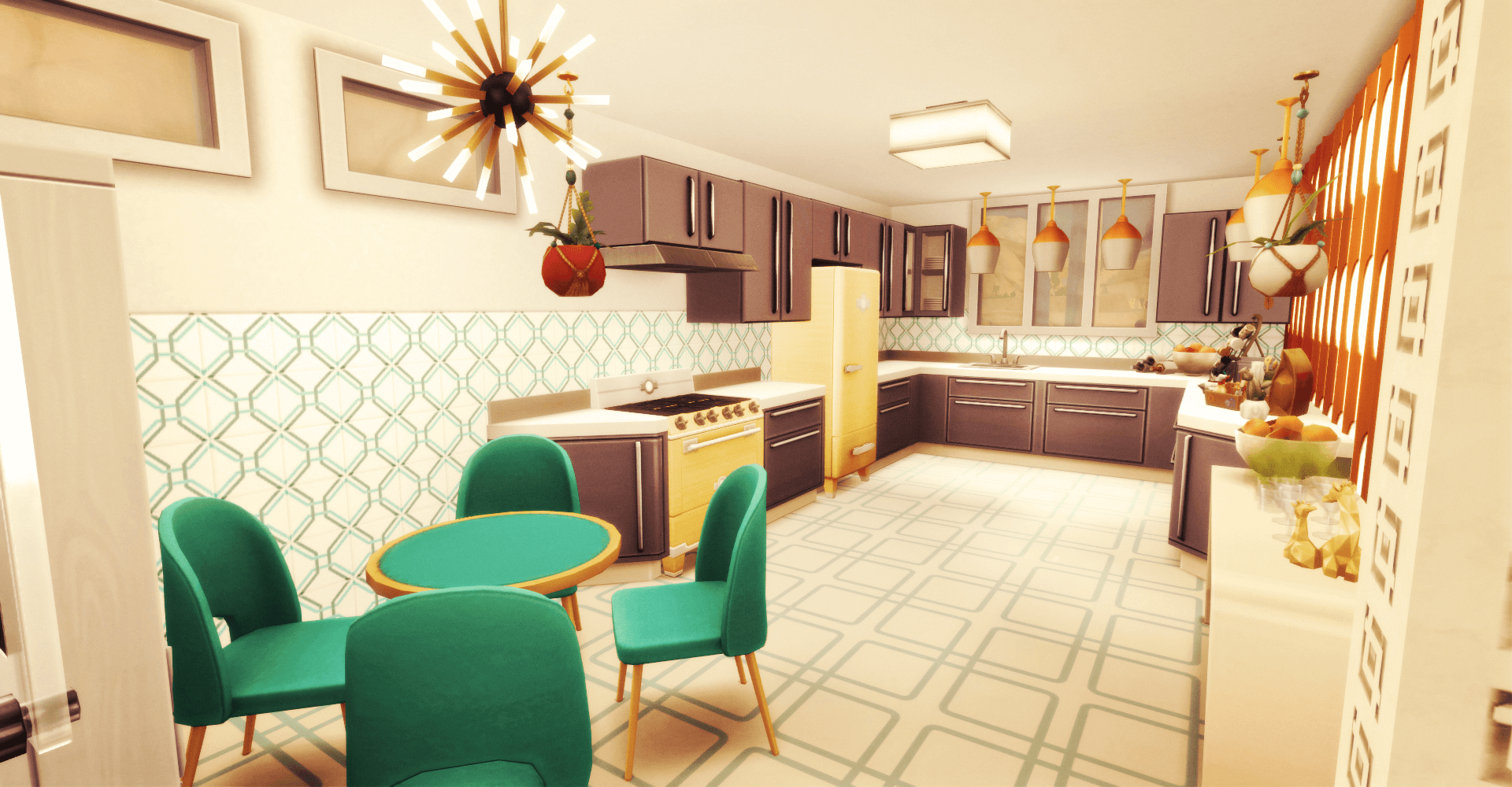 Oasis Springs MCM Family Home (No CC) - Gallery - The Sims 4 Rooms ...