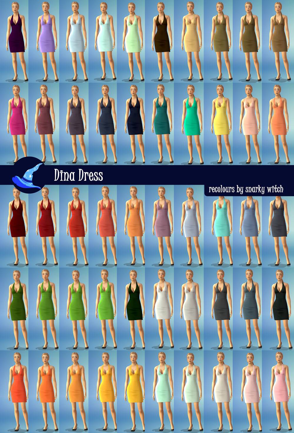 Dina Dress - Gallery - The Sims 4 Create a Sim - CurseForge