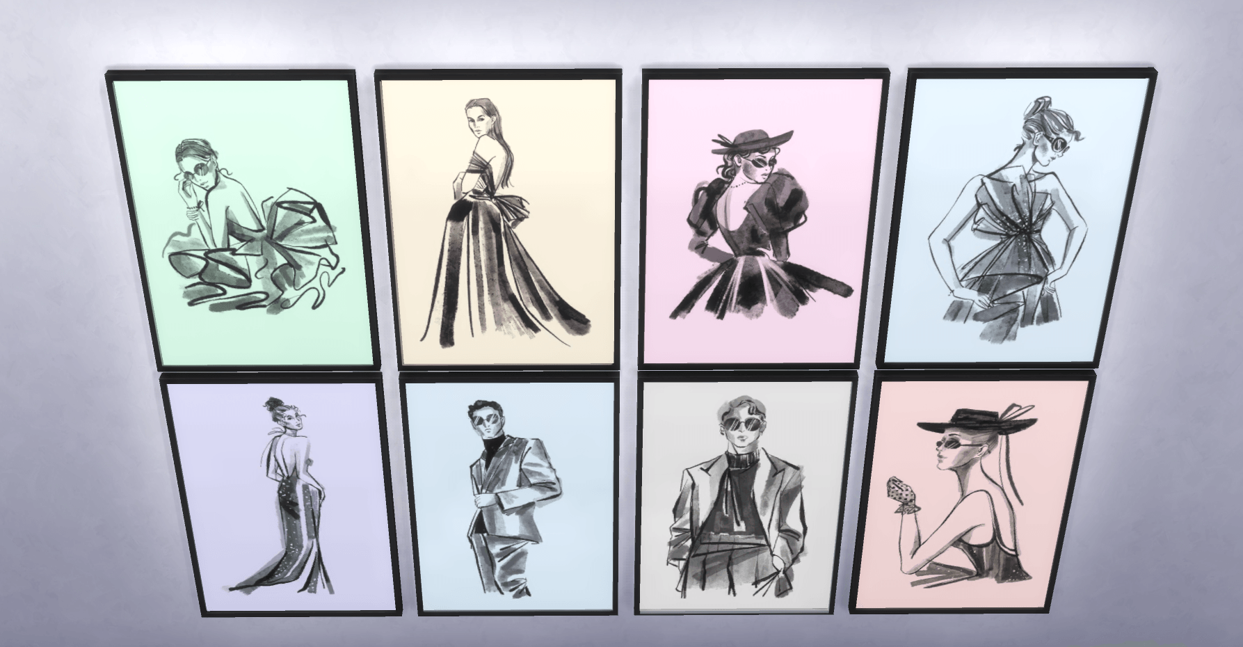Paintings of mode - Gallery - The Sims 4 Build / Buy - CurseForge