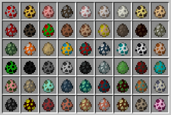 Classic Spawn Eggs - Gallery - Minecraft Resource Packs - CurseForge