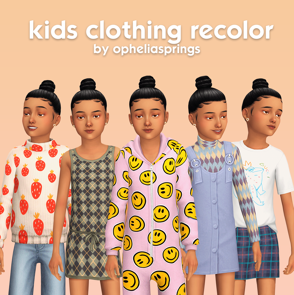 kids clothing recolor - Gallery - The Sims 4 Create a Sim - CurseForge