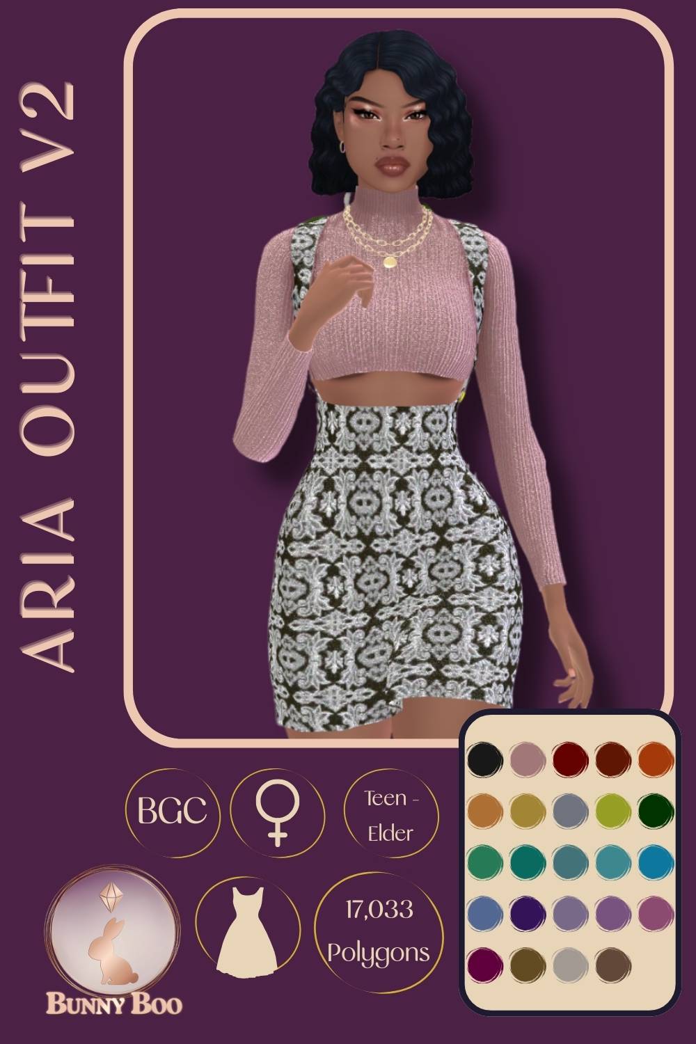 Aria Outfit v2 - The Sims 4 Create a Sim - CurseForge