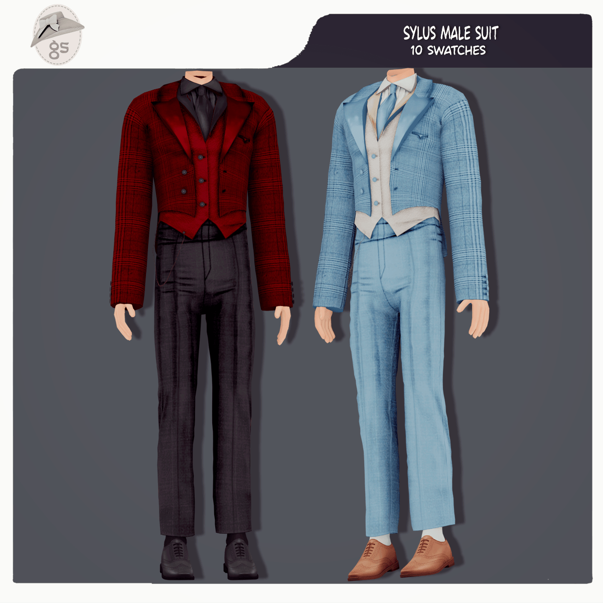 Sylus Male Suit - Gallery - The Sims 4 Create a Sim - CurseForge