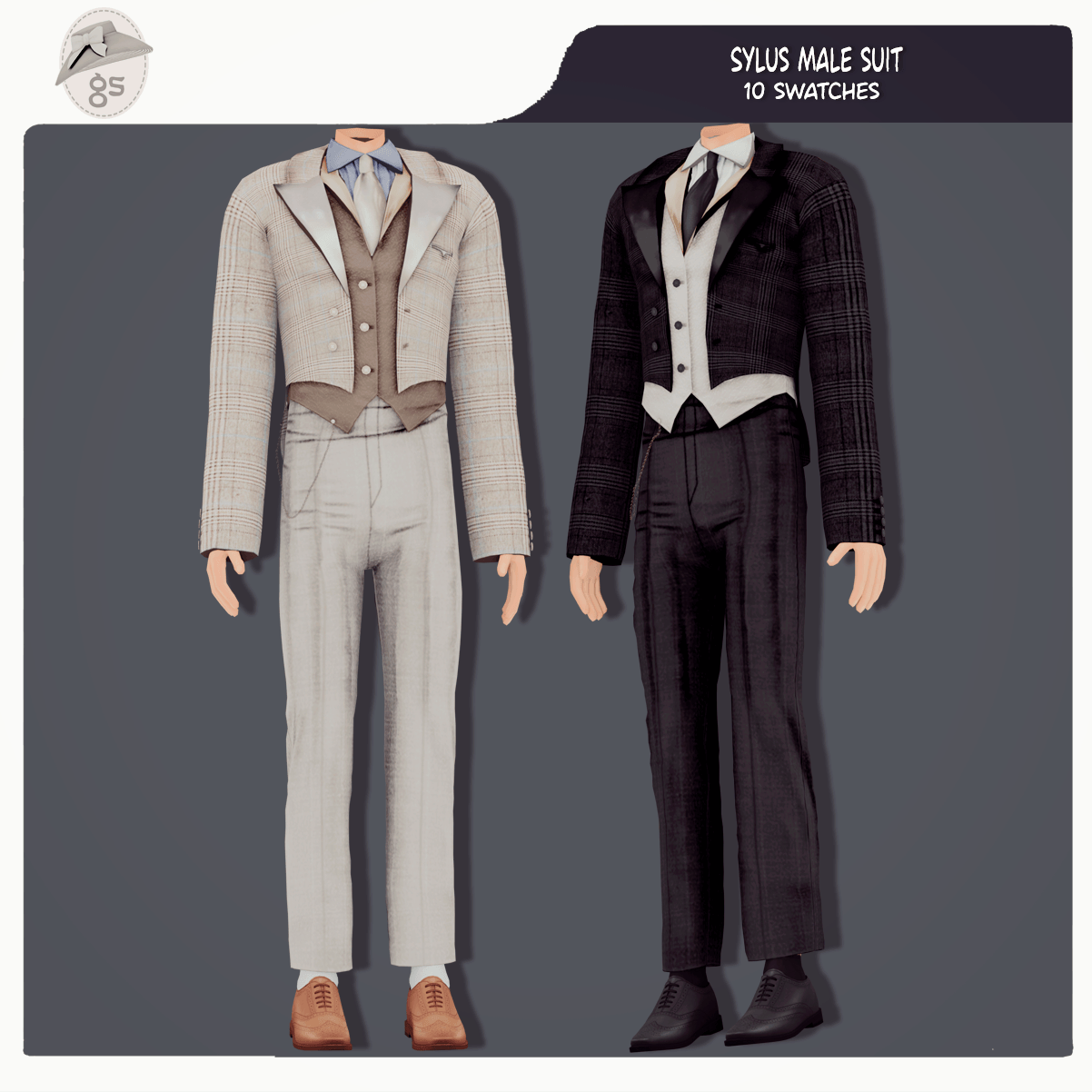 Sylus Male Suit - Gallery - The Sims 4 Create a Sim - CurseForge