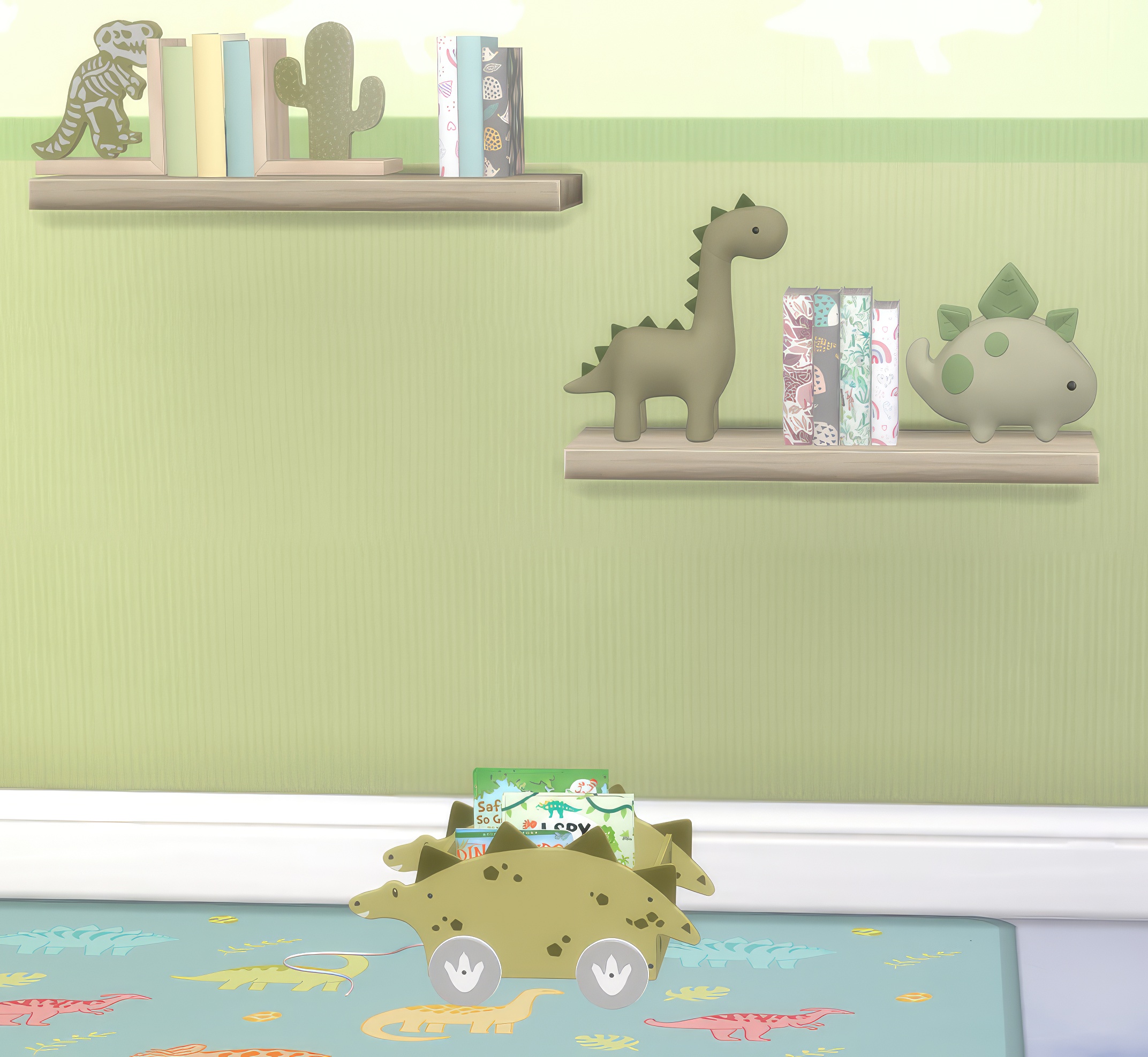 Kids Dino book stack & holders - The Sims 4 Build / Buy - CurseForge