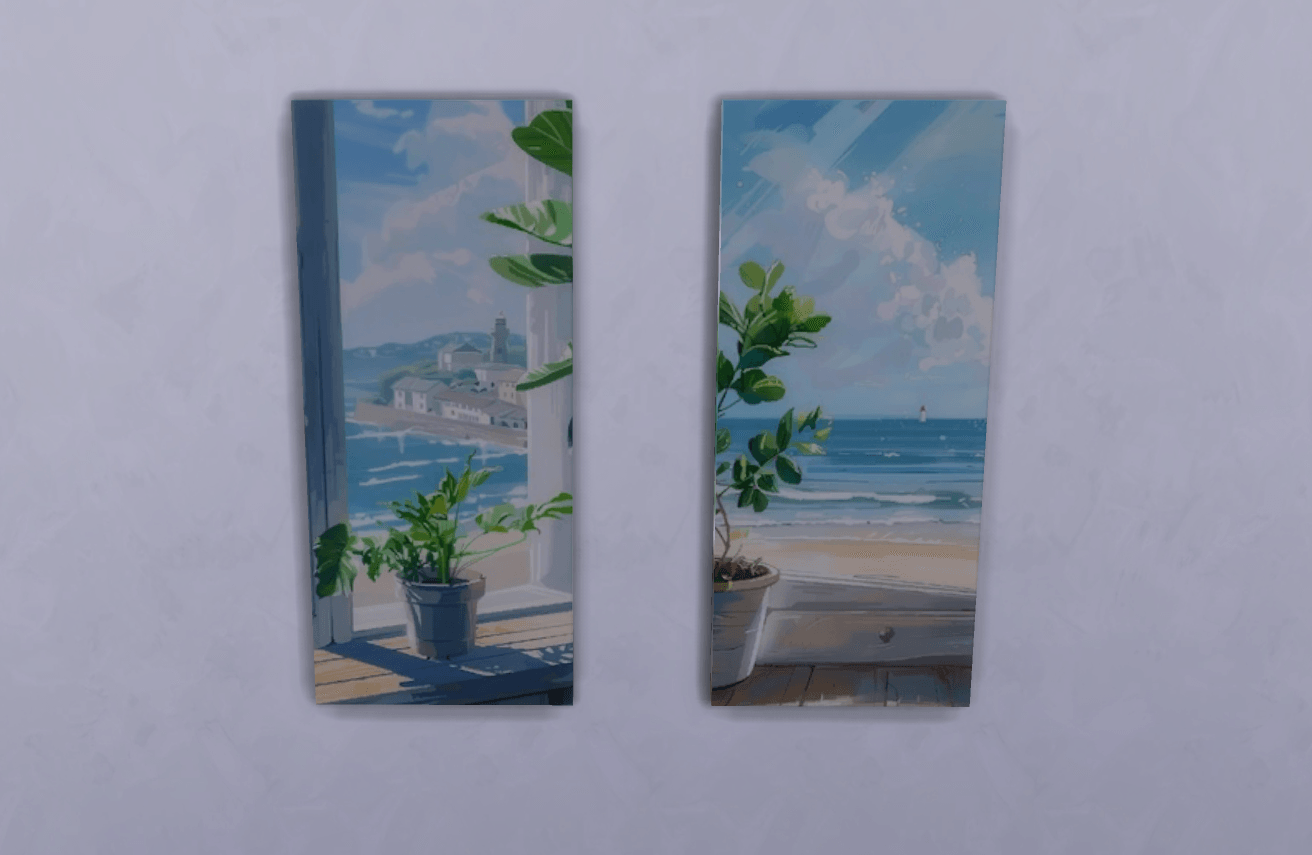 Sea paintings - Gallery - The Sims 4 Build / Buy - CurseForge