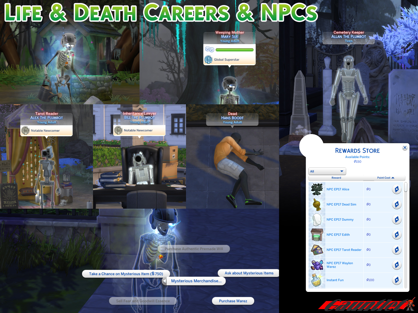 Life And Death Careers And NPCs - The Sims 4 Mods - CurseForge