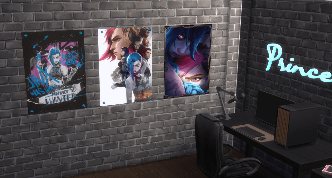 Poster Arcane | Jinx & Vi | Jinx was here | Arcane - Gallery - The Sims ...