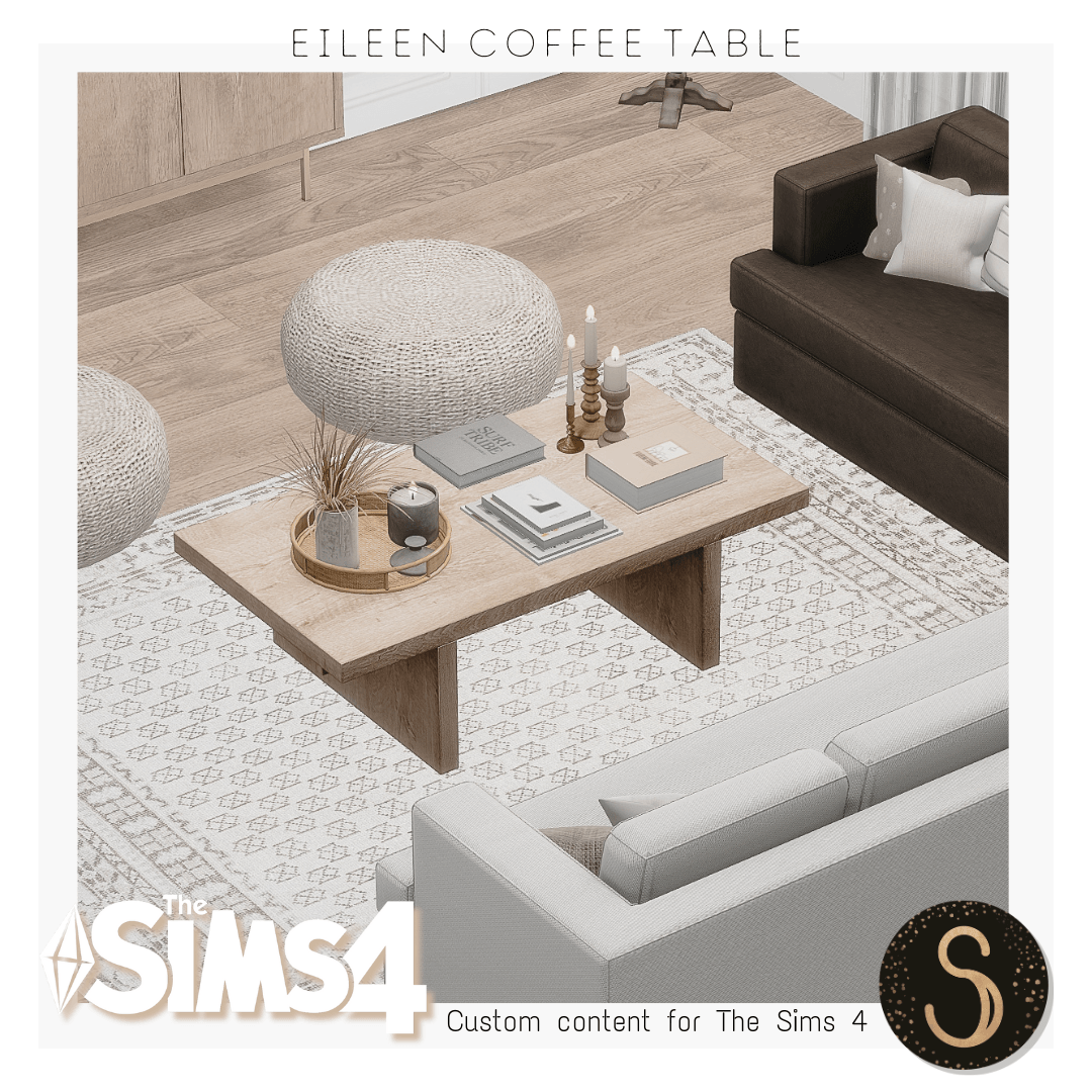 Sims4Luxury - McGee&Co - Eileen - Coffee table - The Sims 4 Build / Buy ...