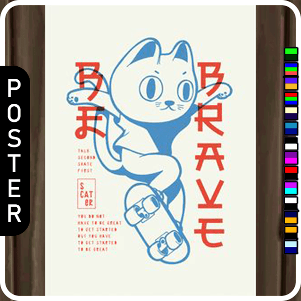 🖼️ [ESI] Skateboard Cat Comic (Poster) - Gallery - The Sims 4 Build ...
