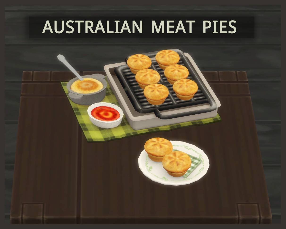 Australian Meat Pies - Gallery - The Sims 4 Mods - CurseForge