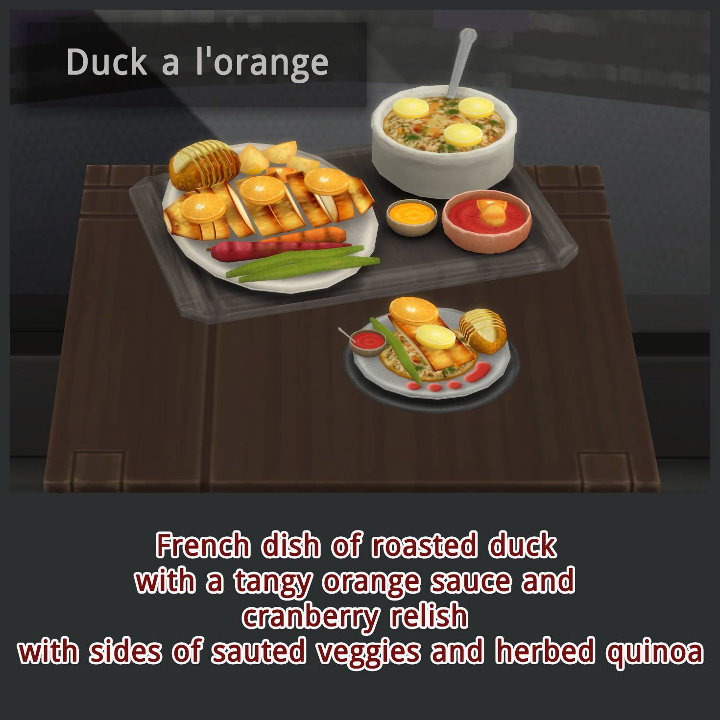 Duck A L'Orange - Gallery - The Sims 4 Mods - CurseForge