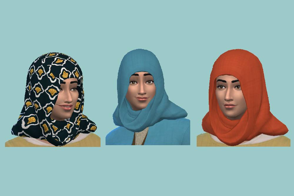 Myrto's Favorites - Shawl (hijab) - The Sims 4 Create a Sim - CurseForge