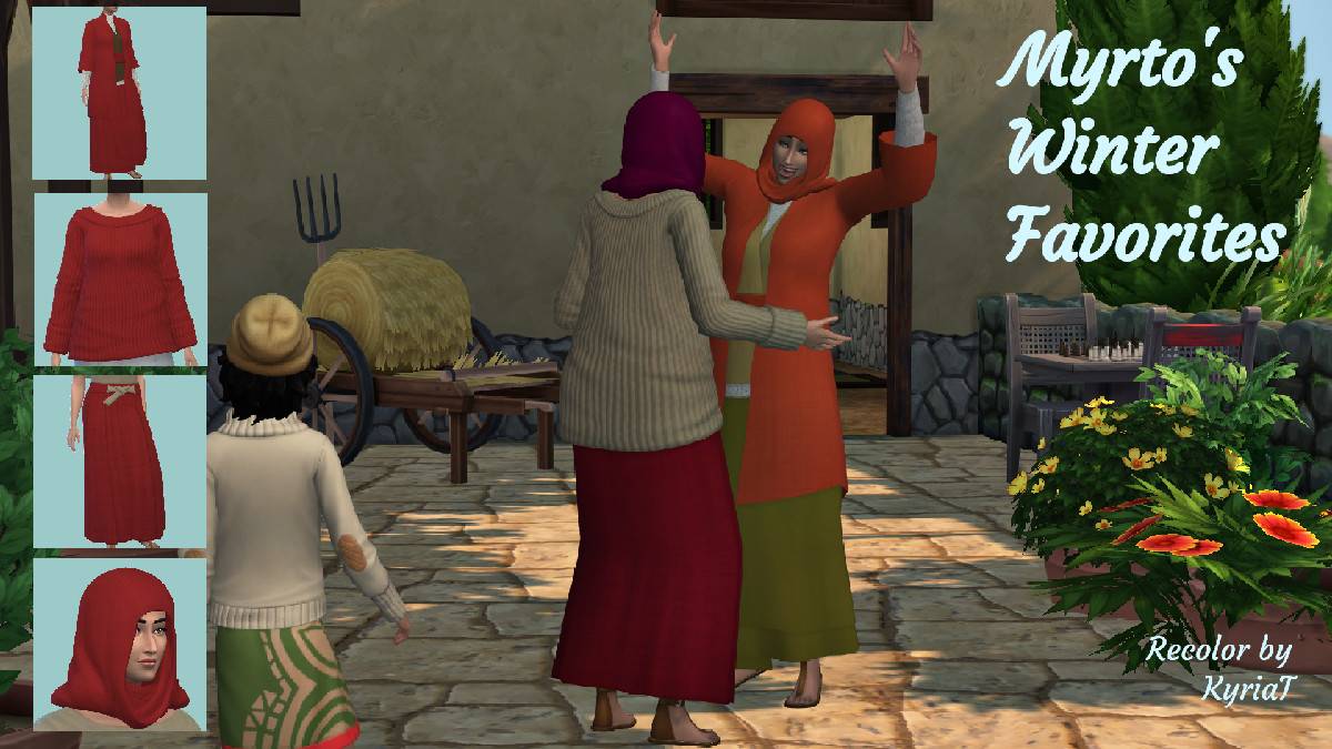 Myrto's Favorites - Shawl (hijab) - Gallery - The Sims 4 Create a Sim ...