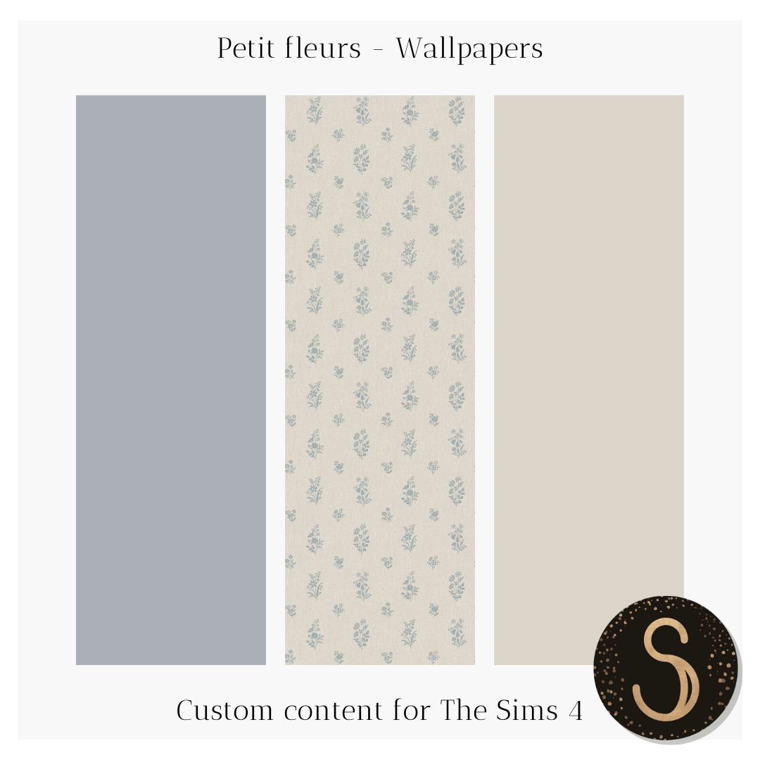 Sims4Luxury - Petit fleurs - Wallpapers - The Sims 4 Build / Buy ...