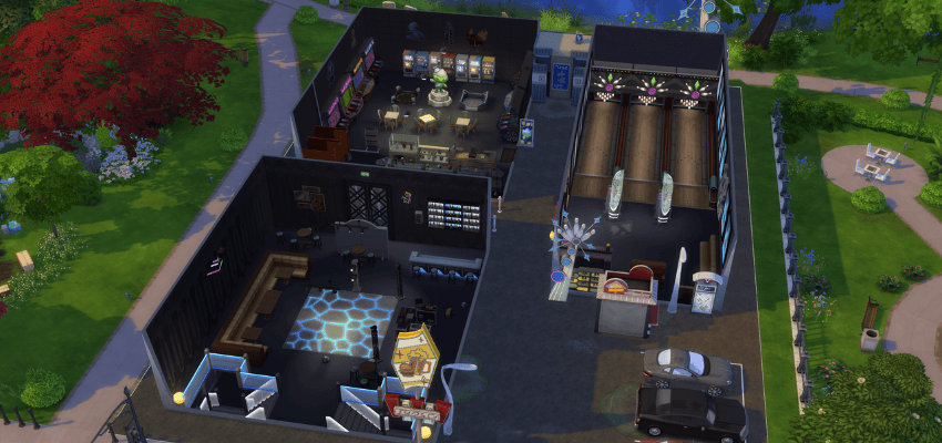 Disco Arcade and Bowling - Gallery - The Sims 4 Rooms / Lots - CurseForge