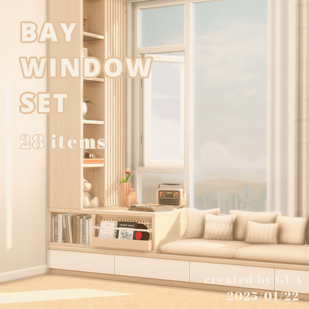 GUA_Bay Window Set - The Sims 4 Build / Buy - CurseForge
