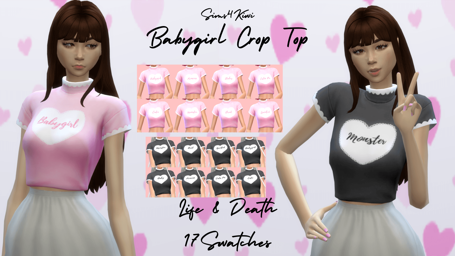 Babygirl Crop Top - Gallery - The Sims 4 Create a Sim - CurseForge