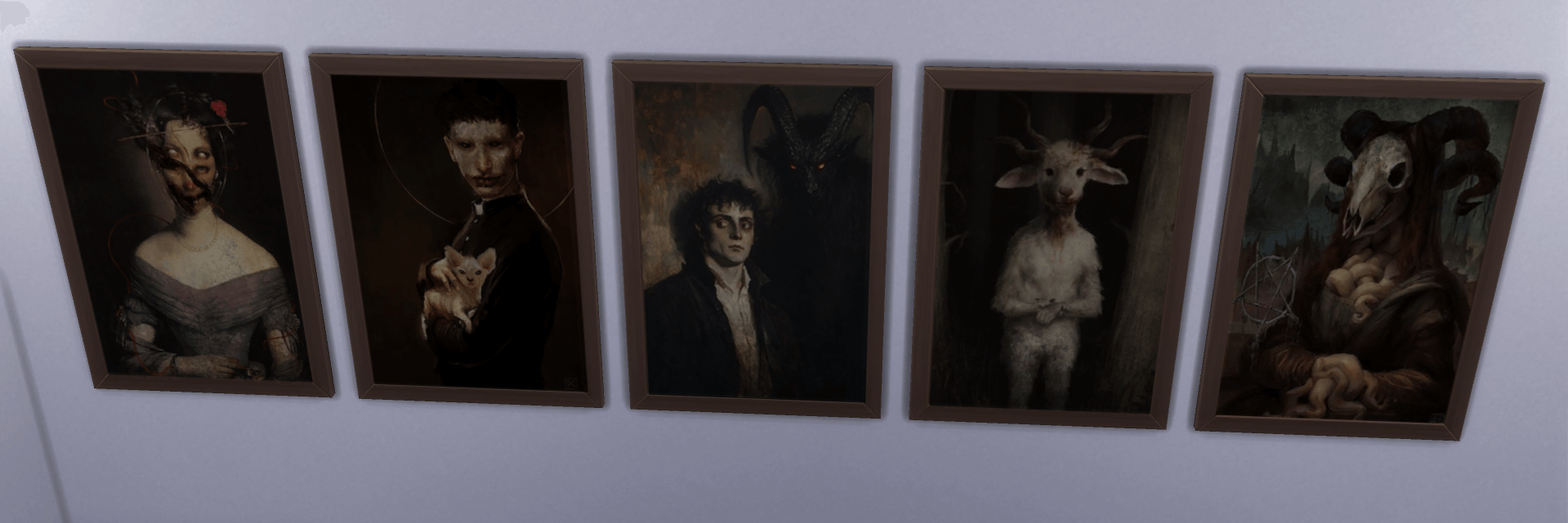 Creepy paintings - Gallery - The Sims 4 Build / Buy - CurseForge