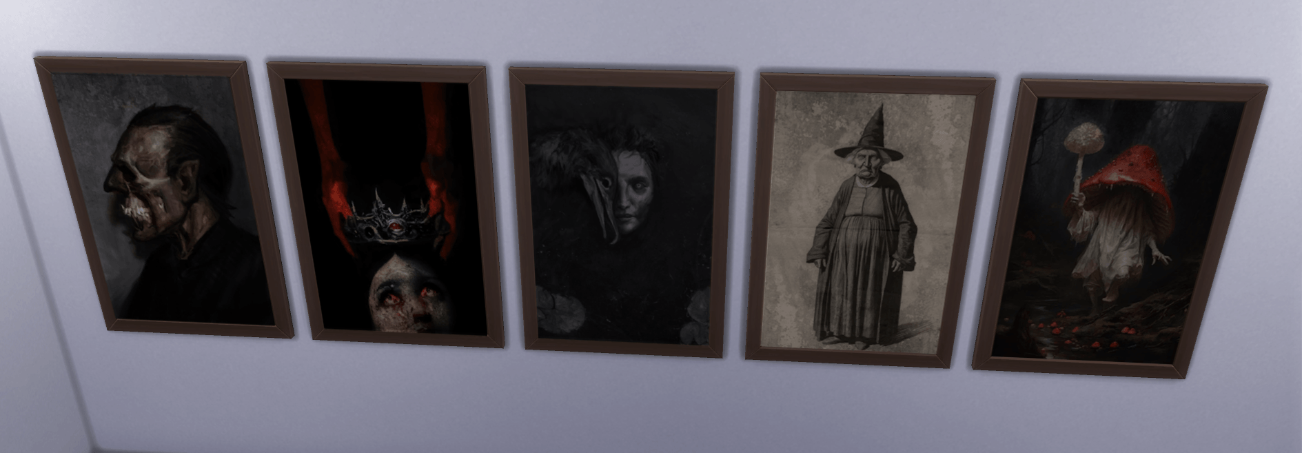 Creepy paintings - Gallery - The Sims 4 Build / Buy - CurseForge