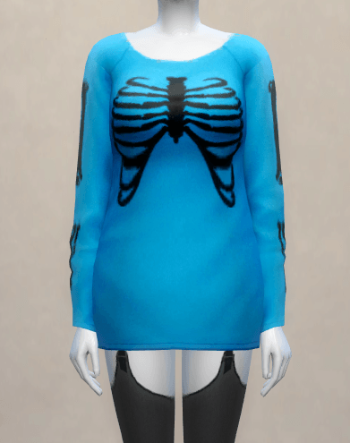 Okkult Bones Dress - Gallery - The Sims 4 Create a Sim - CurseForge