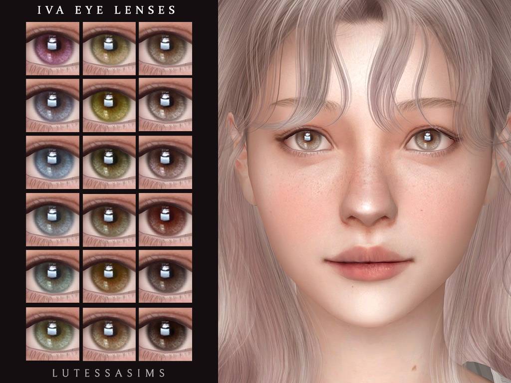 Iva Eye Lenses - The Sims 4 Create a Sim - CurseForge