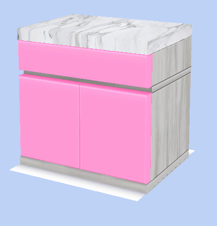 Groovy's Marble Countertop: Pink & Gray - Gallery - The Sims 4 Build ...