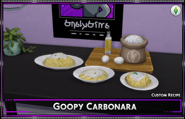 Custom Recipe: Goopy Carbonara - Gallery - The Sims 4 Mods - CurseForge