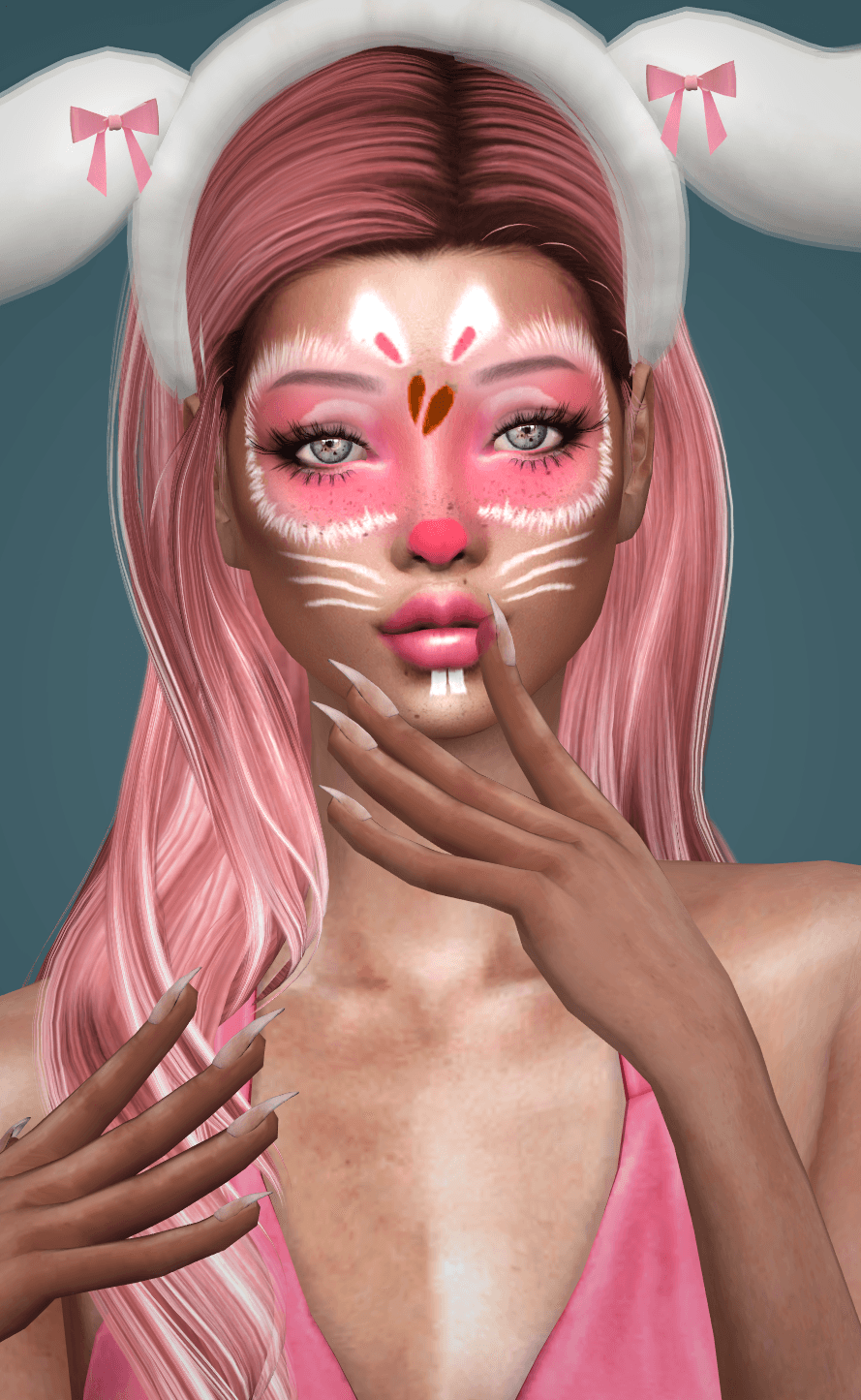 Bunnies Makeup - Gallery - The Sims 4 Create a Sim - CurseForge