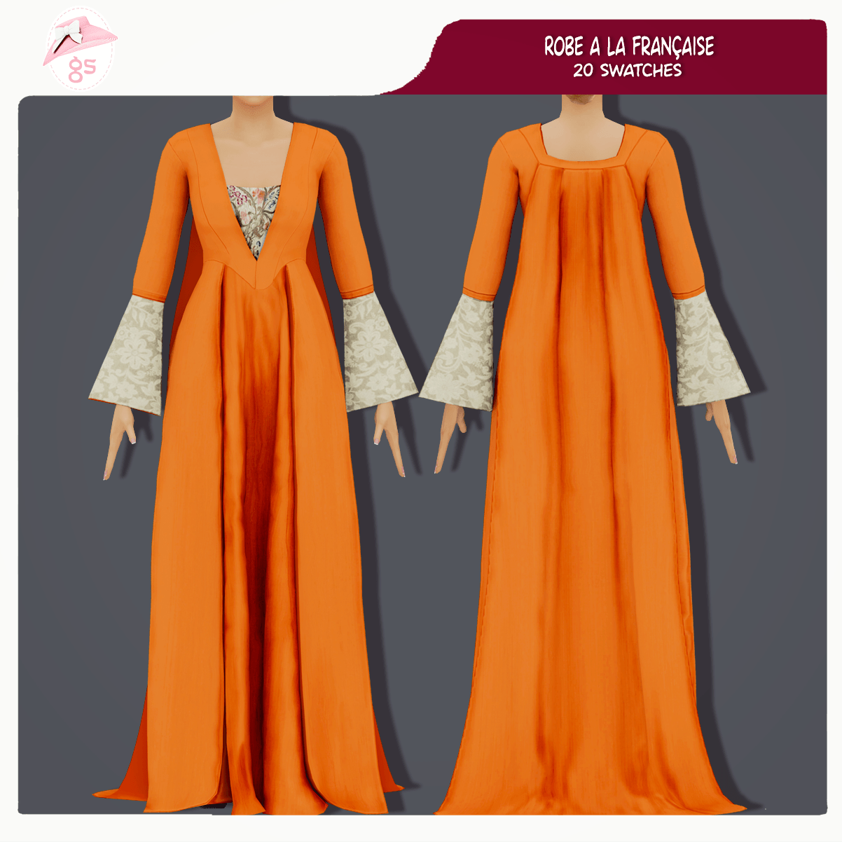 Robe a la Française - Gallery - The Sims 4 Create a Sim - CurseForge