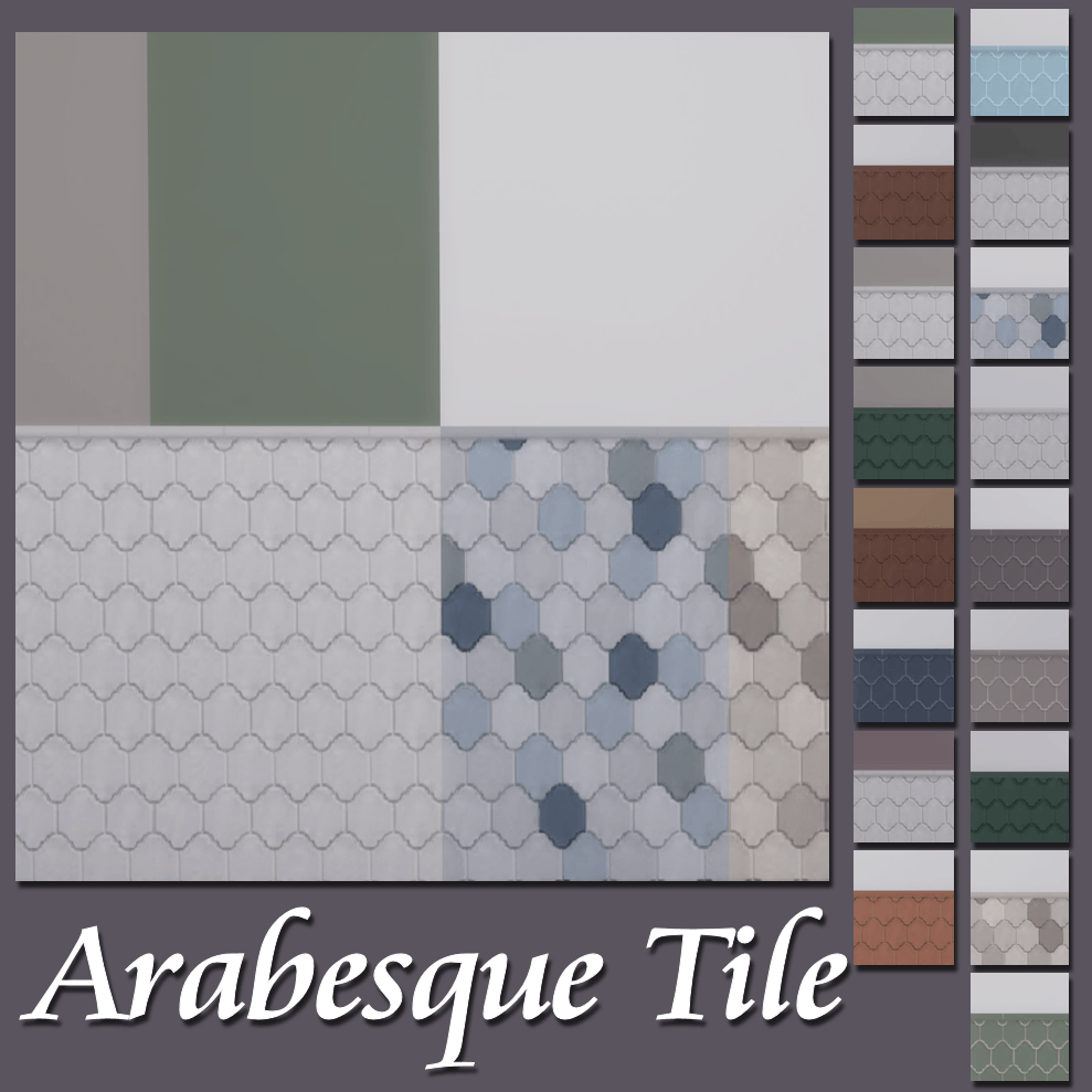 Arabesque Tile Walls - The Sims 4 Build / Buy - CurseForge
