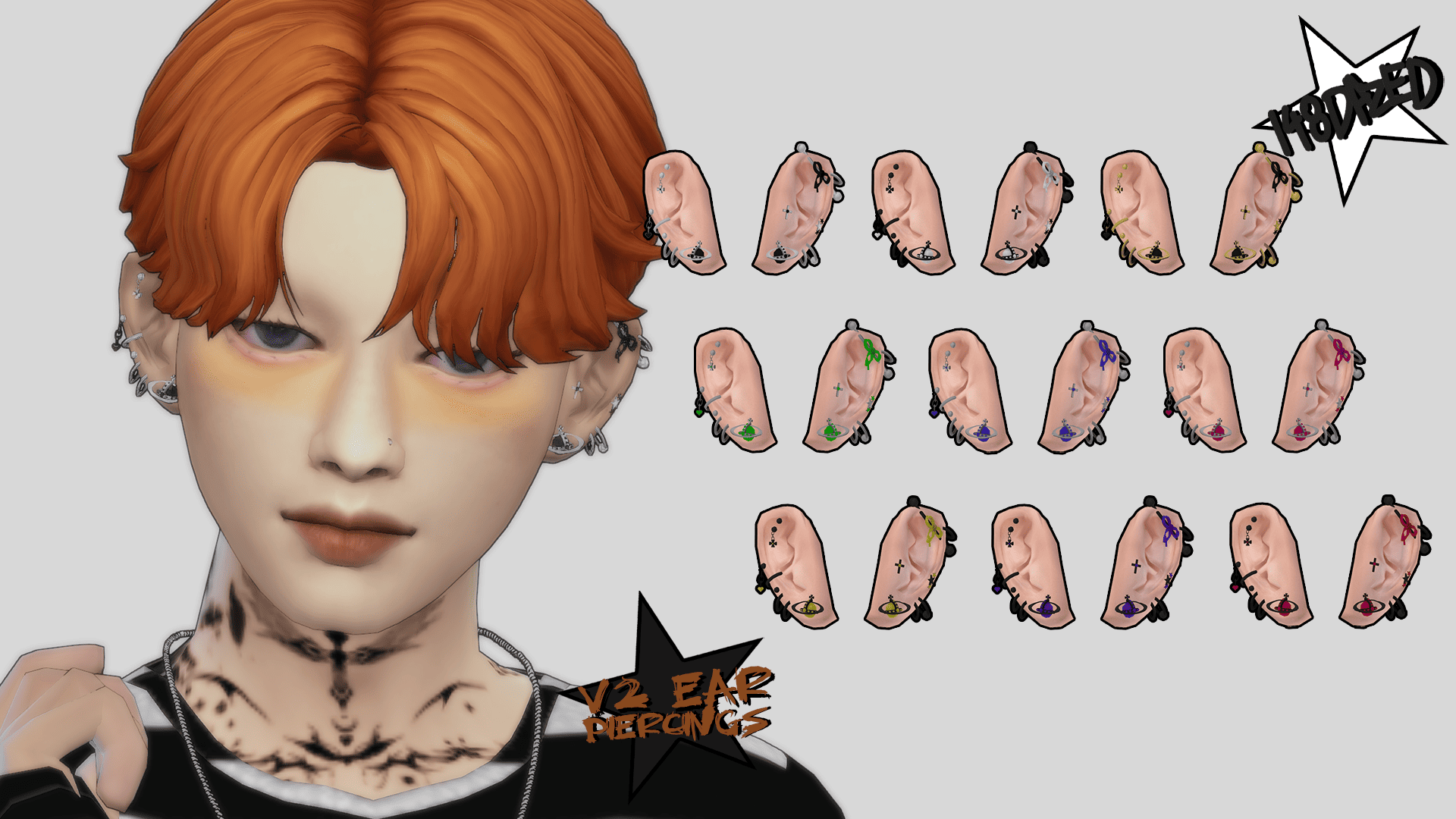 EAR PIERCINGS V2 ! - Gallery - The Sims 4 Create a Sim - CurseForge