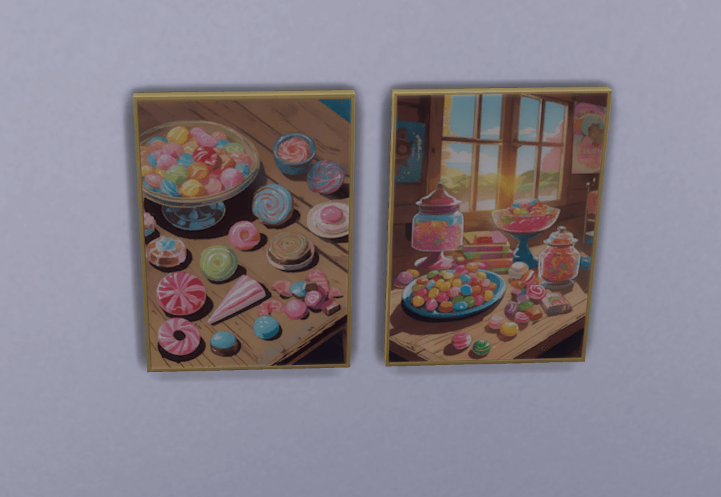 Candy Color painting - Gallery - The Sims 4 Build / Buy - CurseForge